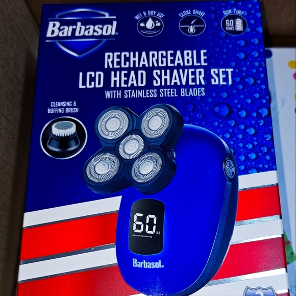Xtreme Personal Care | Other | Bnib Barbasol Rechargeable Lcd 5 Head ...